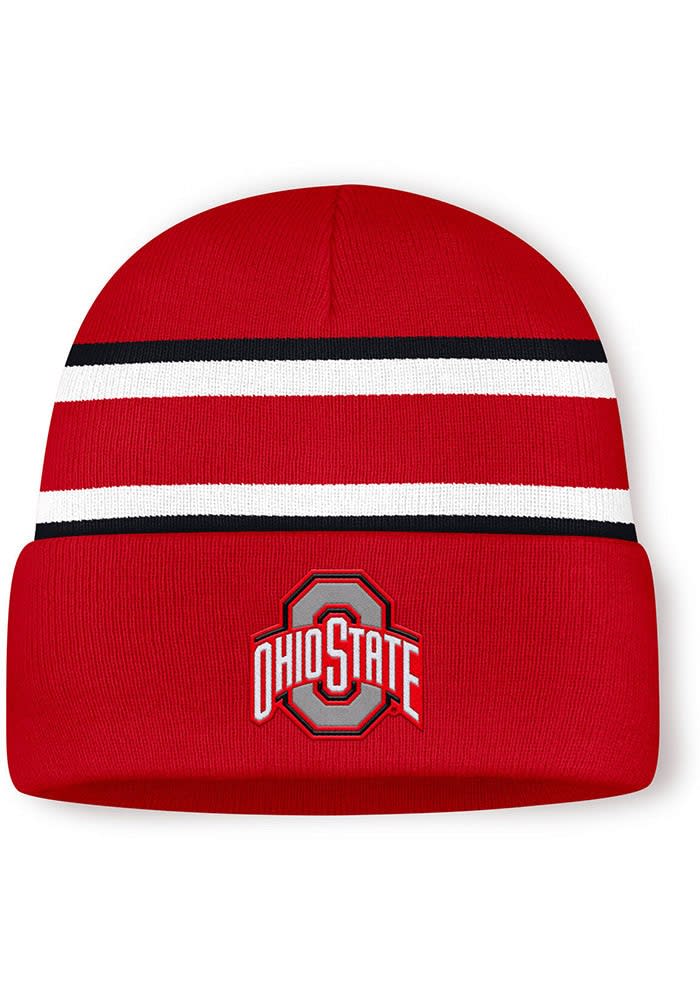 Ohio State Buckeyes Nike Red Campus Utility Cuffed Beanie Mens Knit Hat ...