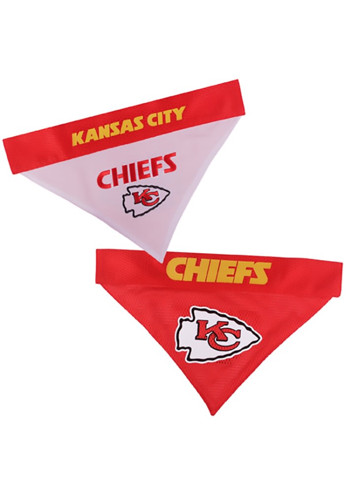 Kansas City Chiefs Red Home and Away Reversible Pet Bandana - 12520197