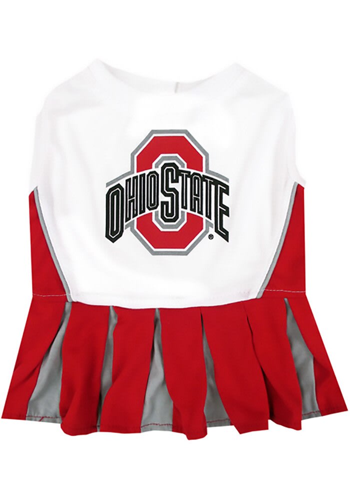 Ohio State Buckeyes Red Team Logo Cheerleader Outfit