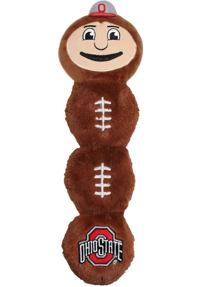 Ohio State Buckeyes Mascot Plush Pet Toy - Brown