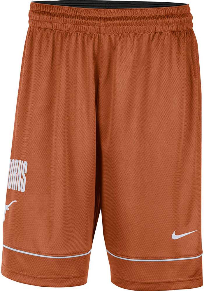 Texas Longhorns Mens Nike BURNTORANGE Fast Break Shorts