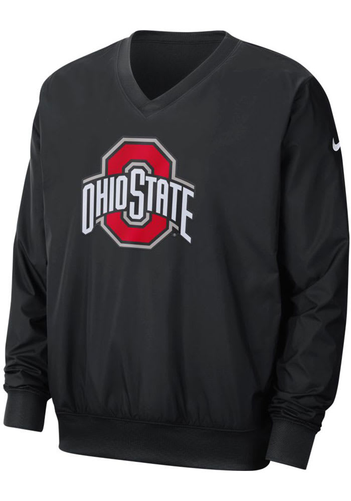 Nike Ohio State Buckeyes Mens Stadium Windshirt BLACK Pullover Jackets ...
