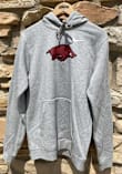 Nike Arkansas Razorbacks Mens Club Fleece Logo Hoodie - GREY