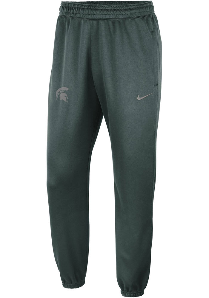 Nike Mens GREEN Michigan State Spartans Dri-FIT Spotlight Sweatpants