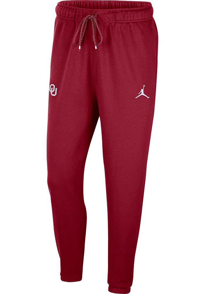 Oklahoma Sooners Mens Nike CRIMSON Jordan Fleece Travel Sweatpants
