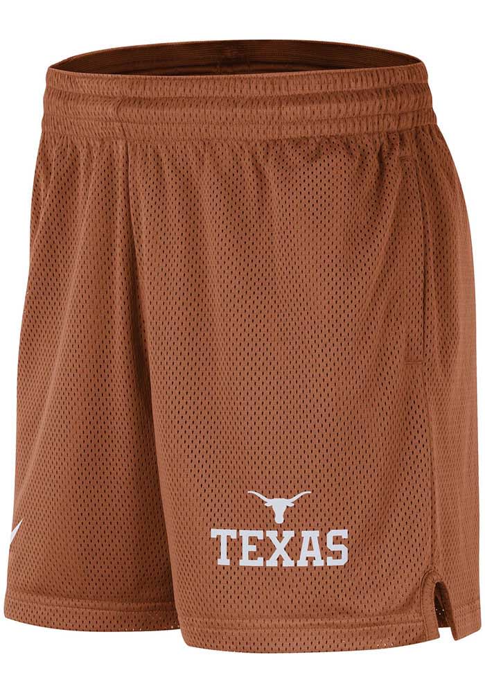 Texas Longhorns Mens Nike BURNTORANGE DriFIT Mesh Shorts - 12559464
