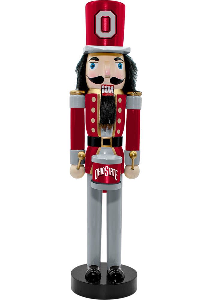 Ohio State Buckeyes Red 14 Inch Nutcracker Decor - 12900033