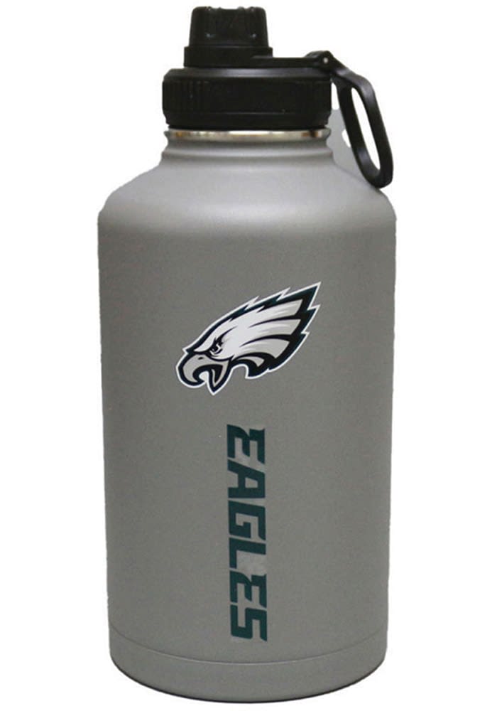 Philadelphia Eagles GREY 64oz SS Laser Etched Logo Hydro Bottle ...