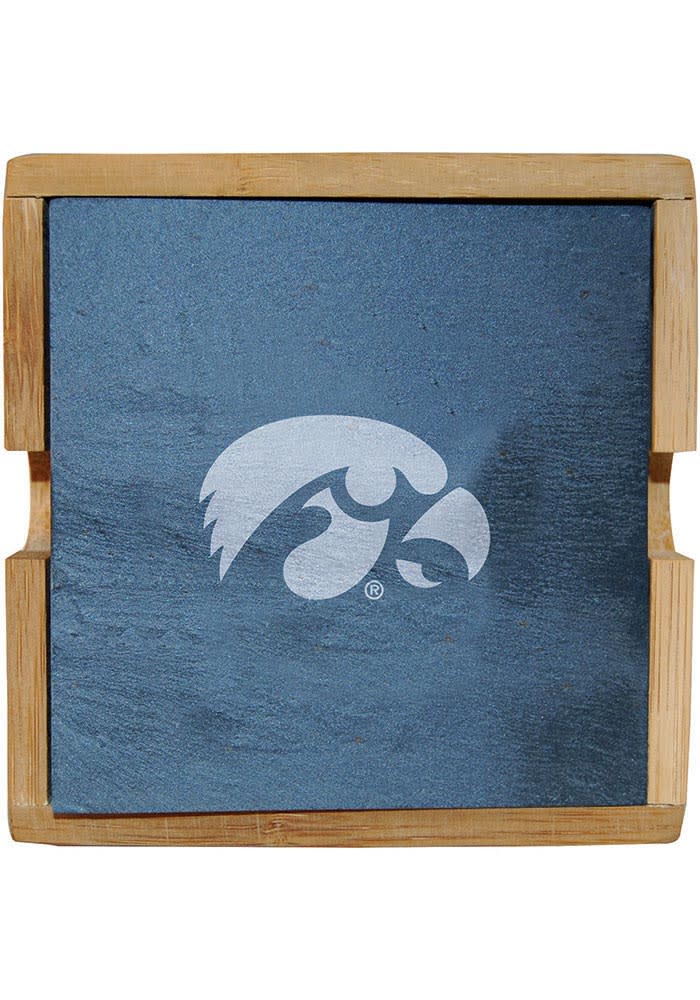 Iowa Hawkeyes BLUE 4pk Slate Coaster - 1290414