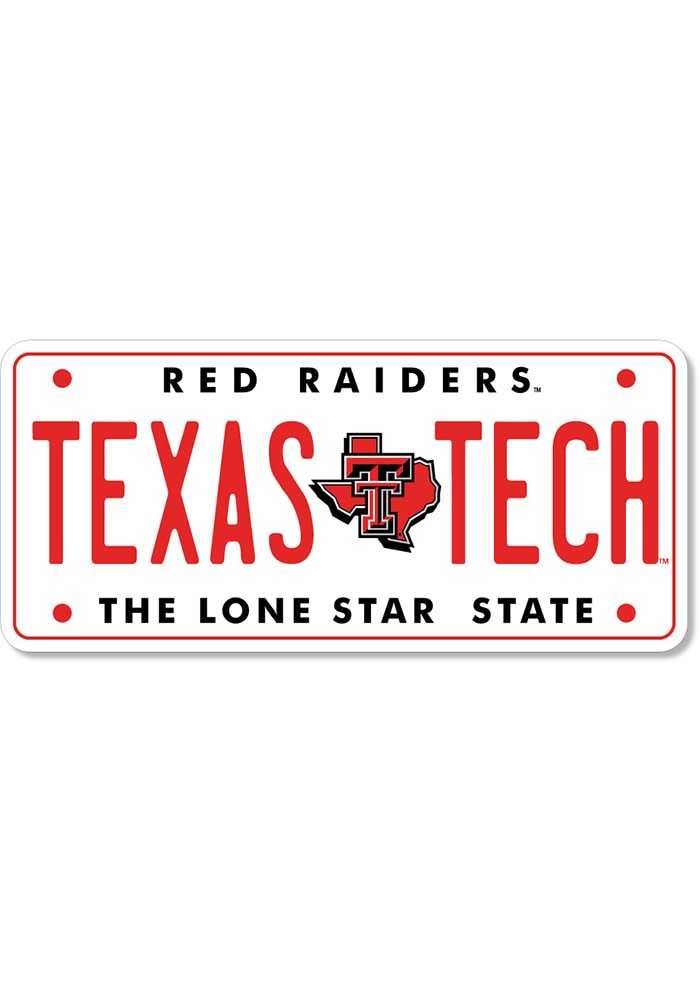 Texas Tech Red Raiders Souvenir | Texas Tech Red Raiders Stickers Red 3 ...