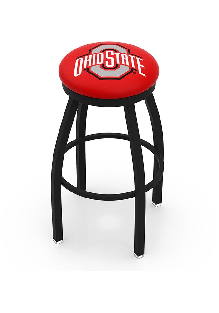Ohio State Buckeyes Black BLACK Pub Stool - 131993937