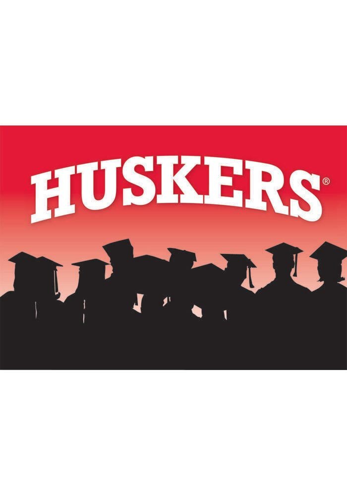 Nebraska Cornhuskers Red Graduation Card - 2123200