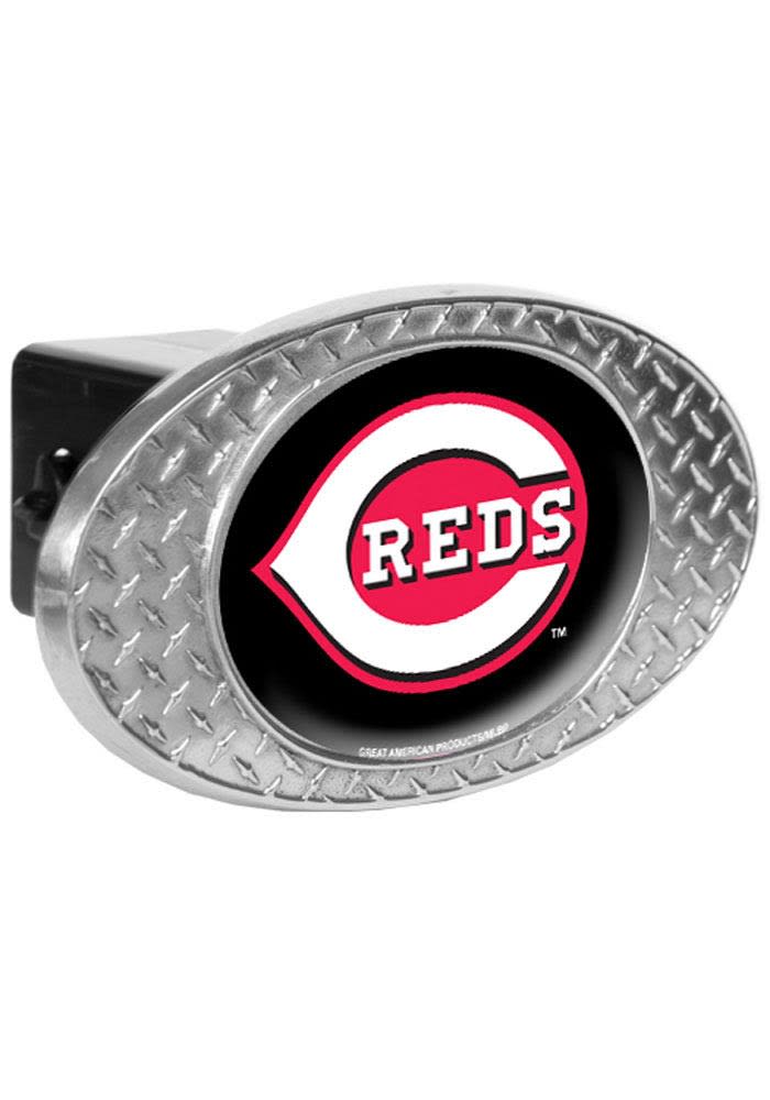 Cincinnati Reds Red Diamond Plate Hitch Cover - 3318020