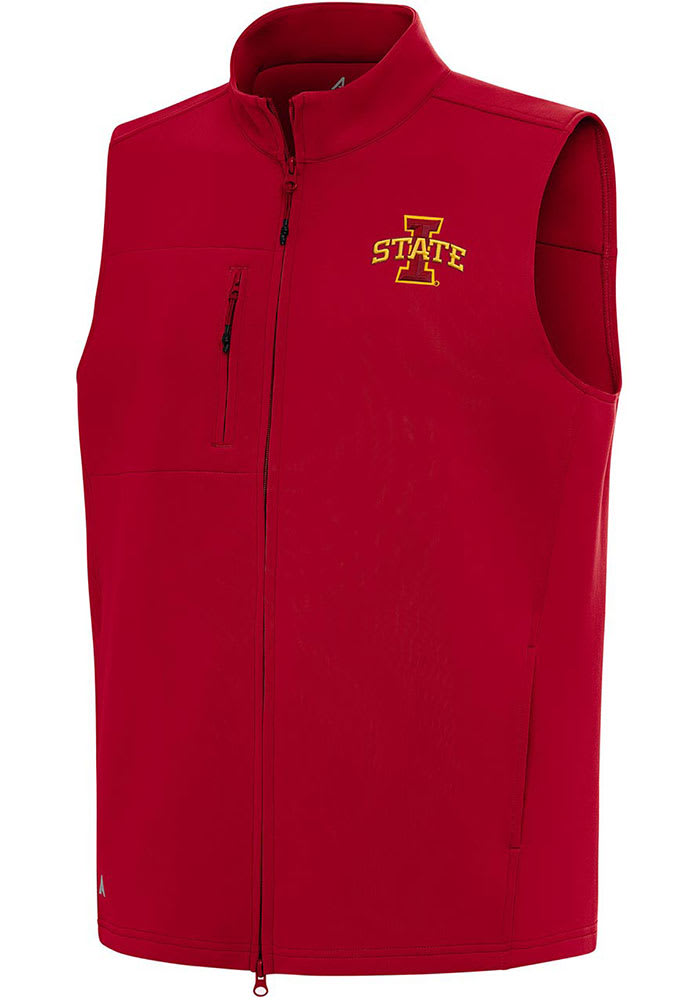 Antigua Iowa State Cyclones Mens Demand Vest - DARKRED