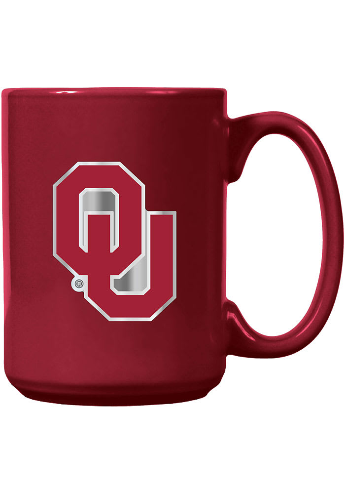 Oklahoma Sooners Red 15oz Red Ceramic Mug - 13300415