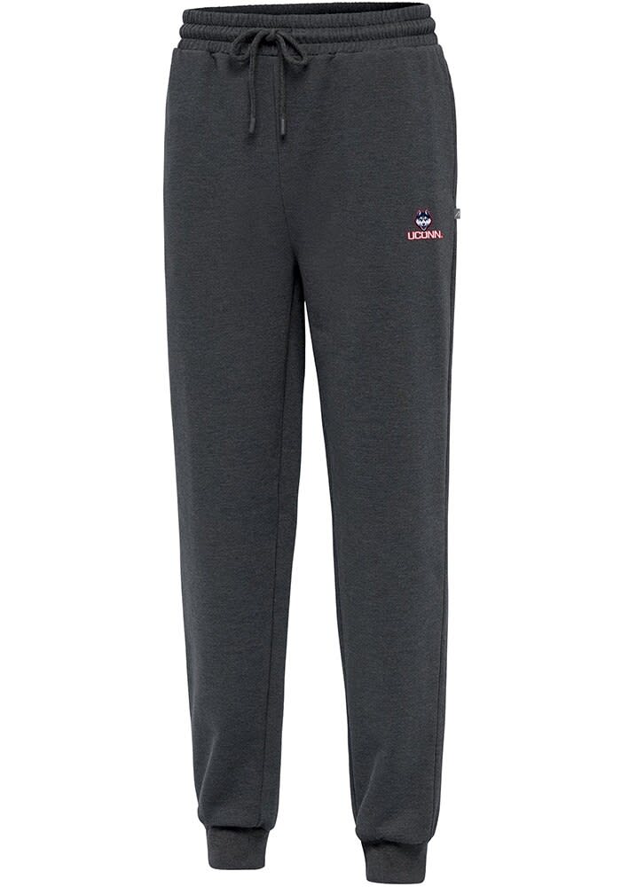 UConn Huskies Mens Antigua Charcoal Heather Idol Sweatpants - 1330055973