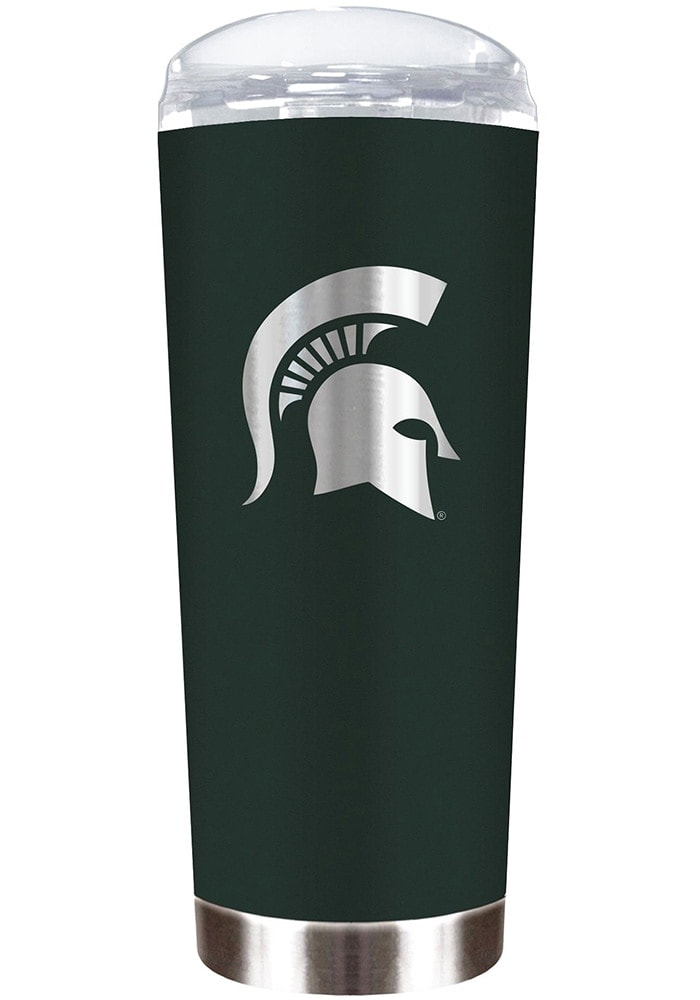 Michigan State Spartans GREEN 18 oz Powder Coated Roadie Stainless ...