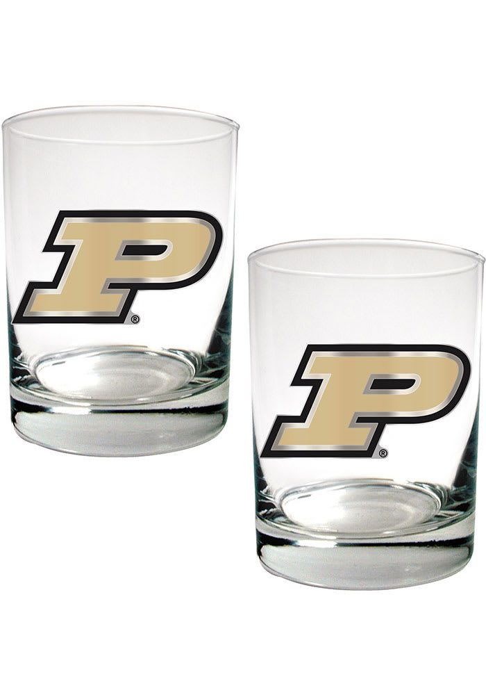Purdue Boilermakers CLEAR 2 Piece Rock Glass - 1330605