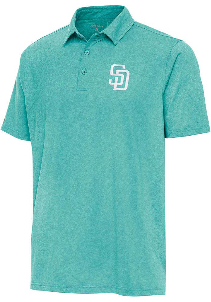 Antigua San Diego Padres Mens Par 3 White Logo SPECTRA GREEN HEATHER ...