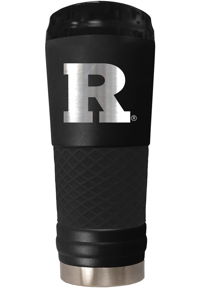 Rutgers Scarlet Knights BLACK Stealth 24oz Powder Coated Stainless ...
