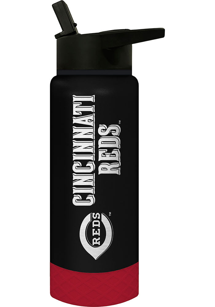 Cincinnati Reds 24 oz Junior Thirst Water Bottle - BLACK