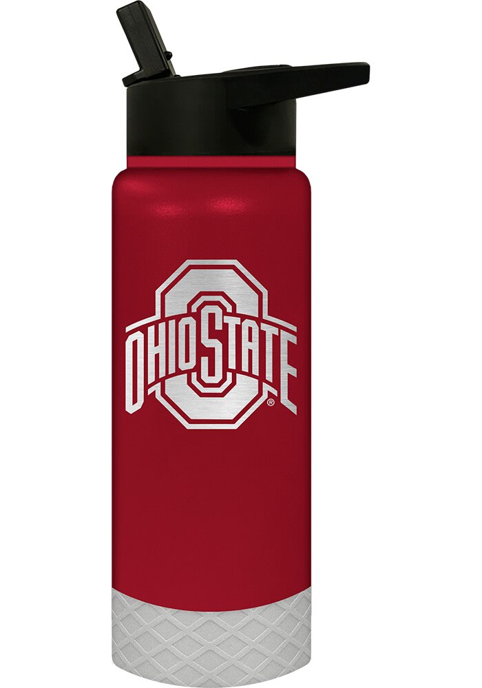 Ohio State Buckeyes SCARLET 24oz Junior Thirst Stainless Steel Bottle ...