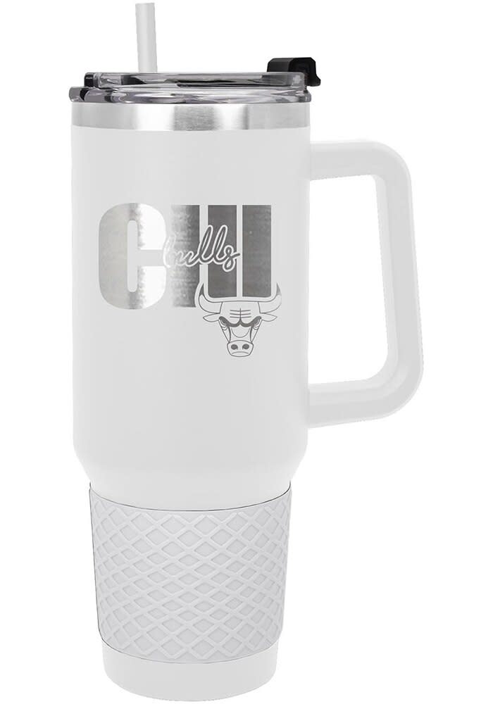 Chicago Bulls 40oz Colossus Stainless Steel Tumbler - White