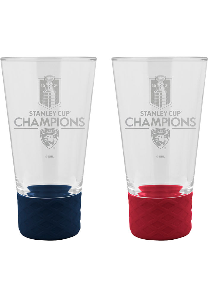 Florida Panthers Red 2024 NHL Stanley Cup Champs Cheer Set Shot Glass ...