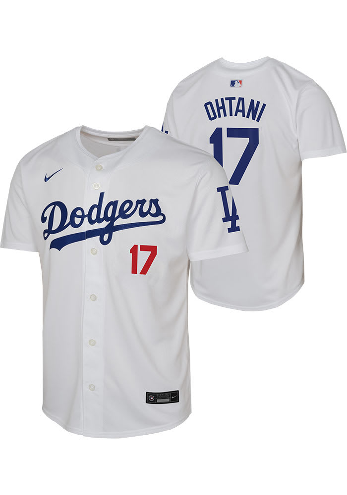 Los Angeles Dodgers Shohei Ohtani Youth White Home Limited Baseball ...