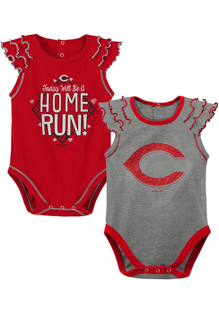 Cincinnati Reds Baby Red Shining All Star One Piece Set - 133406270