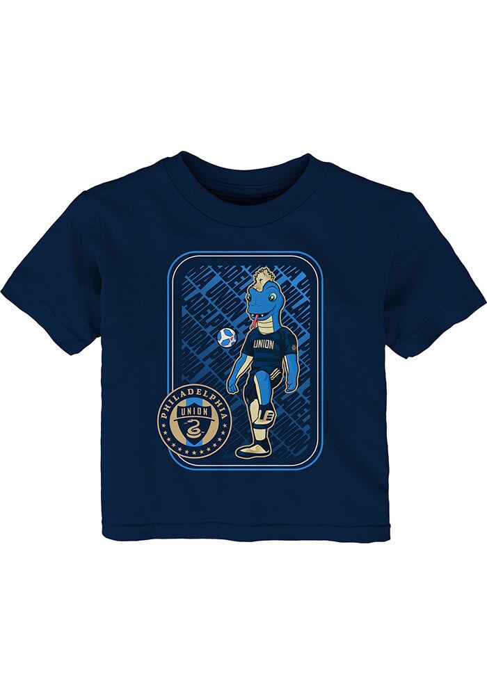 Phang Philadelphia Union Infant Mascot Short Sleeve T-Shirt NAVY ...