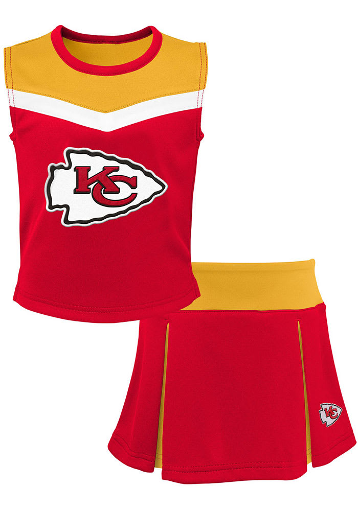 Kansas City Chiefs Girls Spirit 2PC Outfit - Ã‚Â Red - 133410566