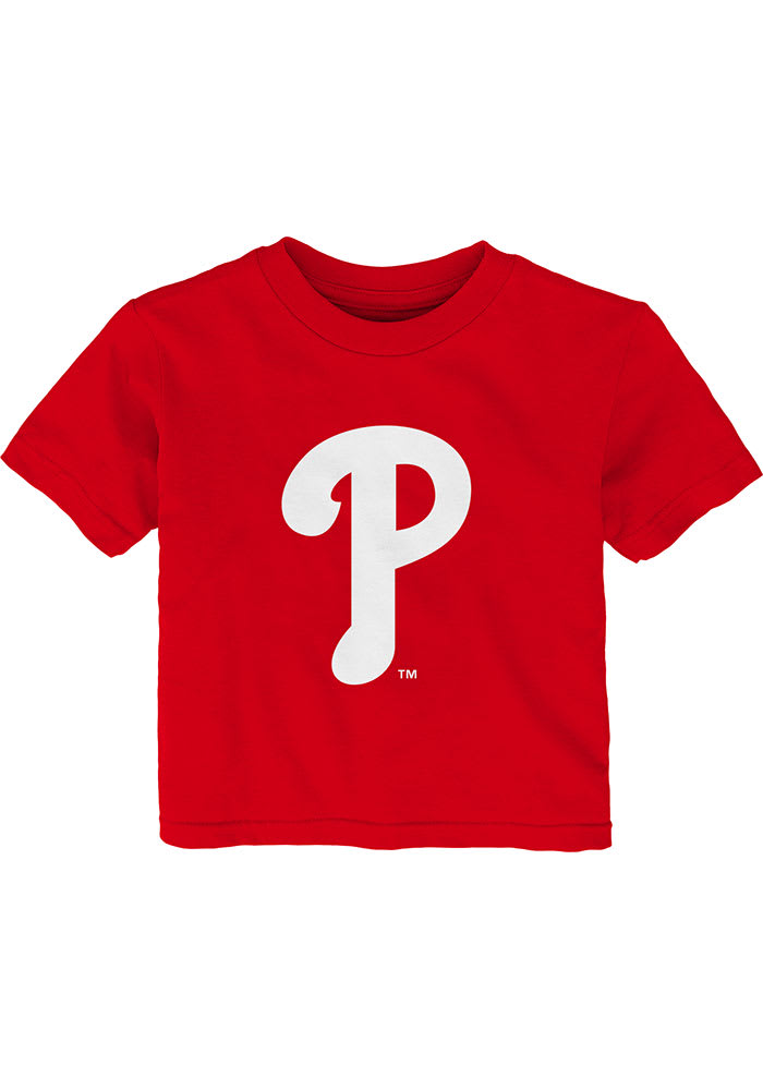 Philadelphia Phillies Infant Primary Logo Short Sleeve T-Shirt Red ...