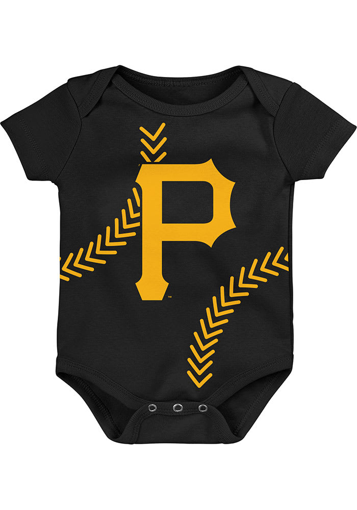 Pitt Pirates Pittsburgh Pirates BLACK Baby Running Home One Piece ...