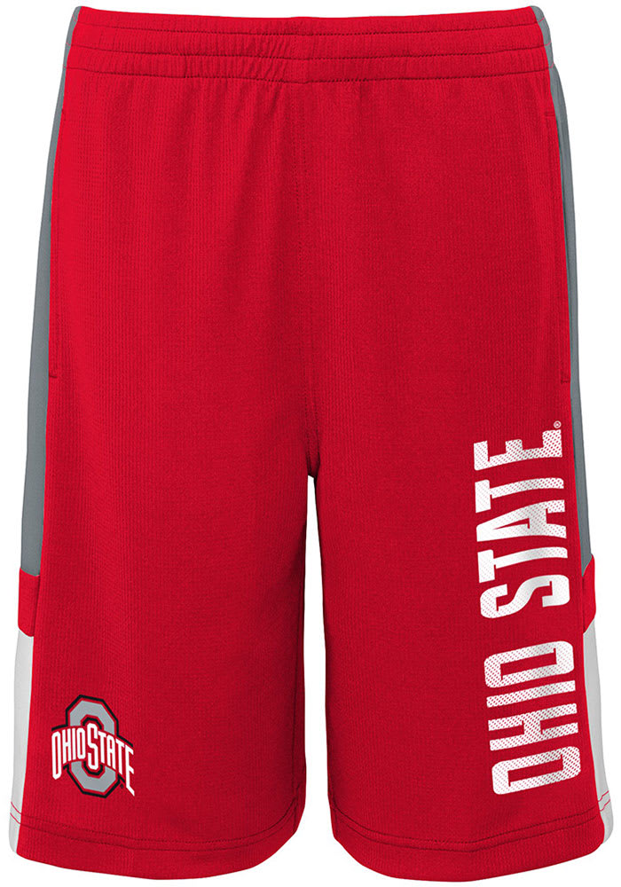 Boys Red Ohio State Buckeyes Lateral Shorts - 133415013