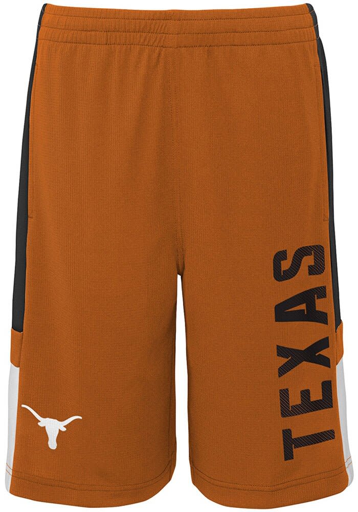 Texas Longhorns Youth BURNTORANGE Lateral Shorts - 133415567