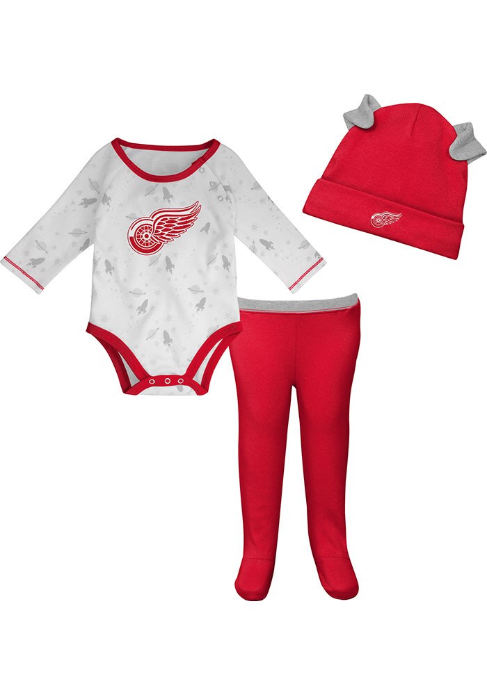 Detroit Red Wings Infant RED All-Star Top and Bottom Set