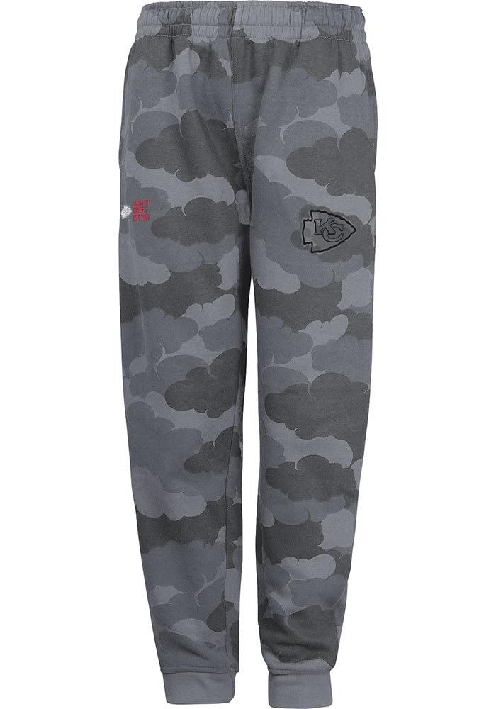Kansas City Chiefs GREY Youth Camo Squad Sweats - 133417506