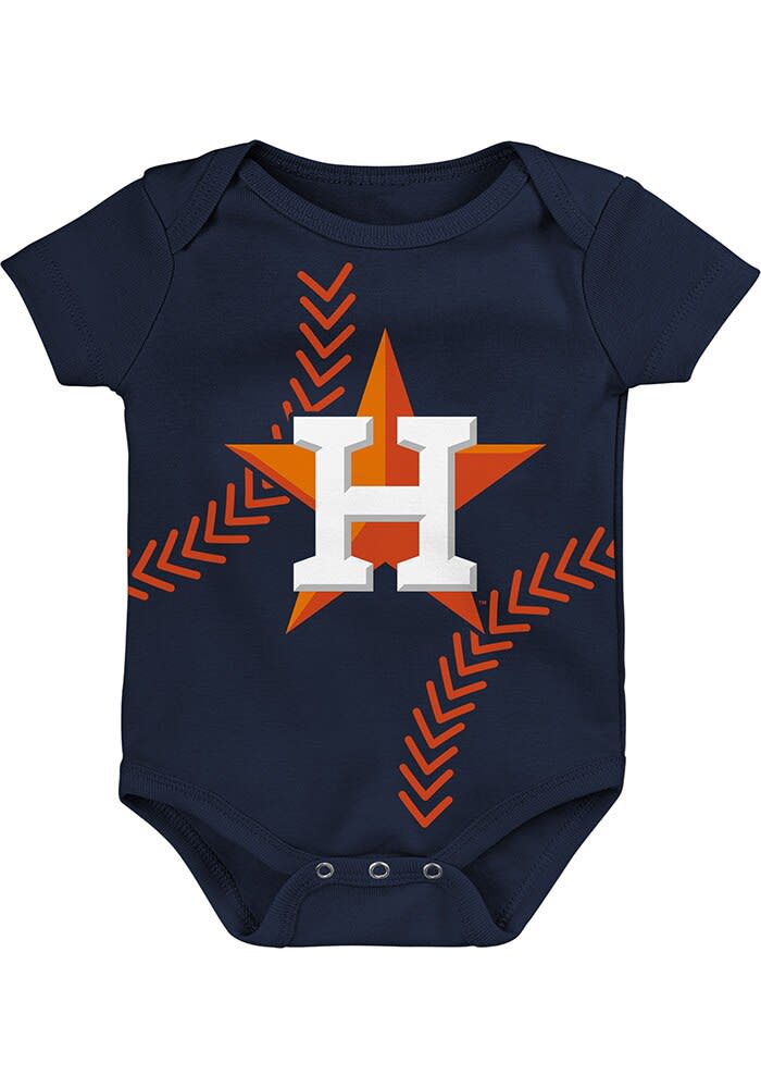 Houston Houston Astros NAVY Baby Home Run One Piece