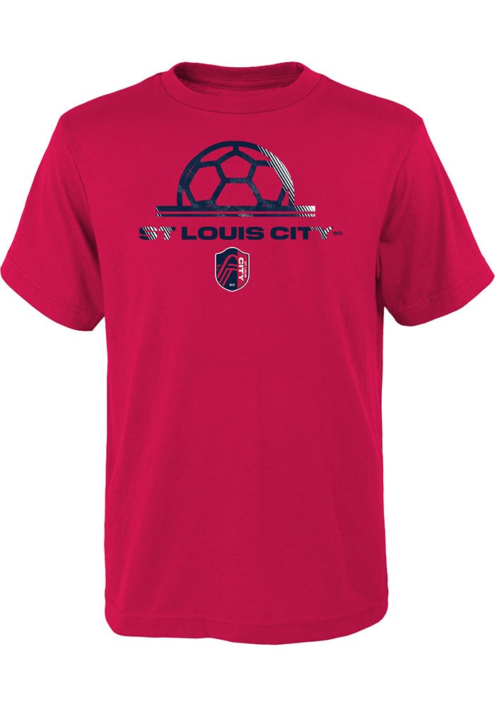 St Louis City SC Youth NAVY Beat Short Sleeve Tee - 133418480