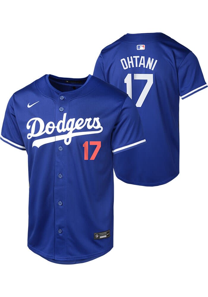 Los Angeles Dodgers Shohei Ohtani Youth BLUE Alt 2 Limited Baseball ...