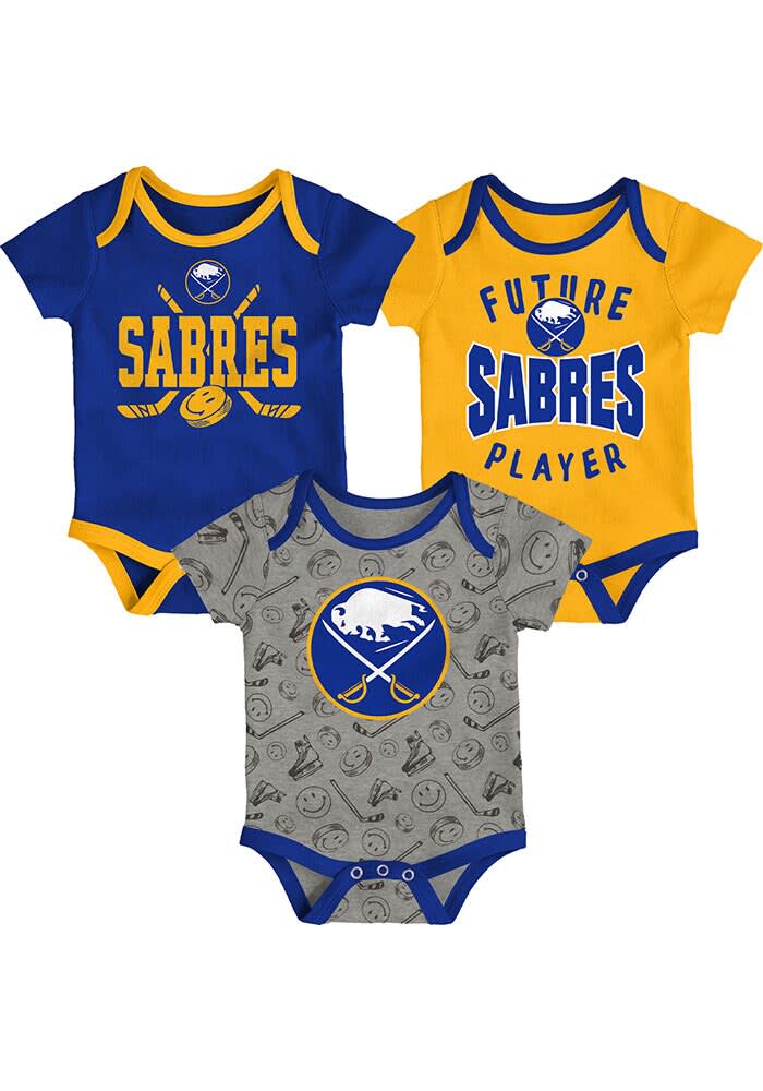 Buffalo Sabres Baby ROYAL Full Strength One Piece Set - 133418879