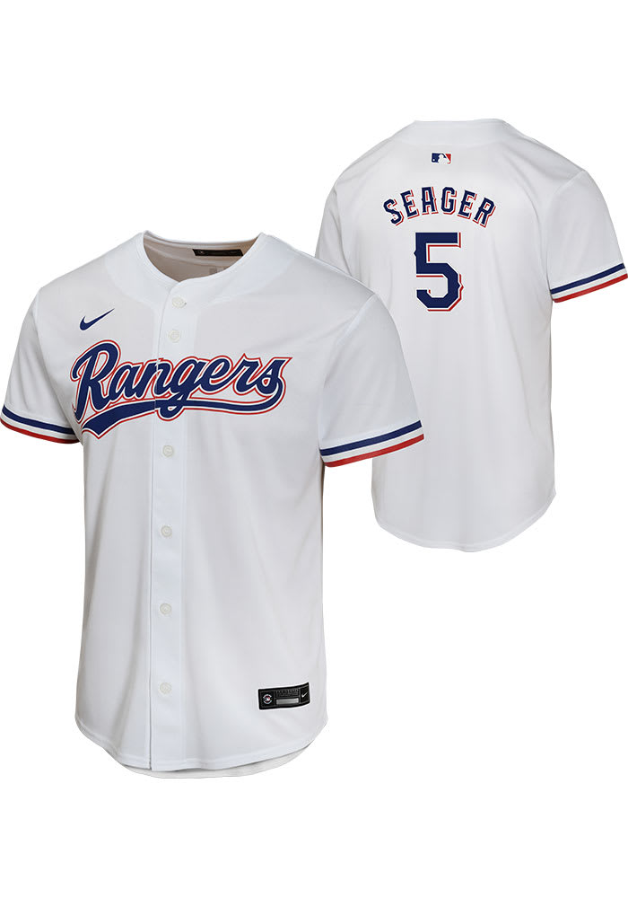 Texas Rangers Corey Seager Youth White Home Game Baseball Jersey ...