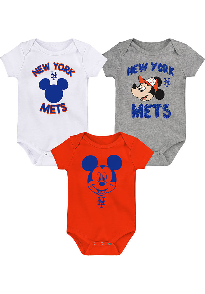 New York Mets Baby ORANGE Disney Winning Team One Piece Set