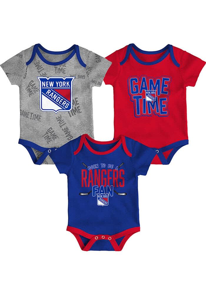 New York Rangers Baby ROYAL Game Time One Piece Set - 133422411
