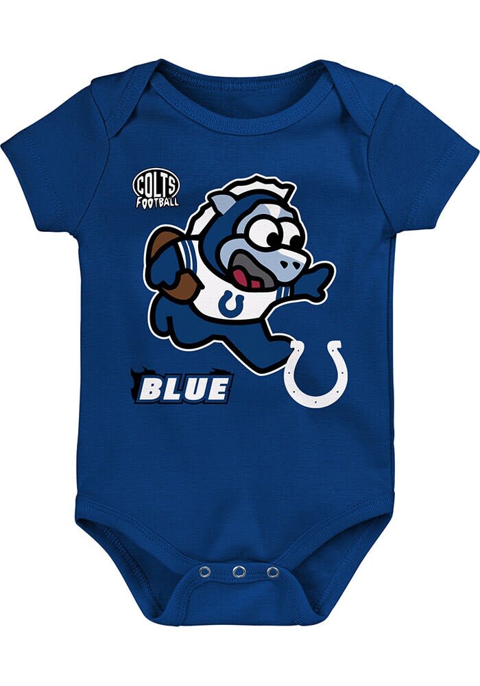 Indianapolis Colts Blue Baby Sizzle BLUE One Piece - 133423266