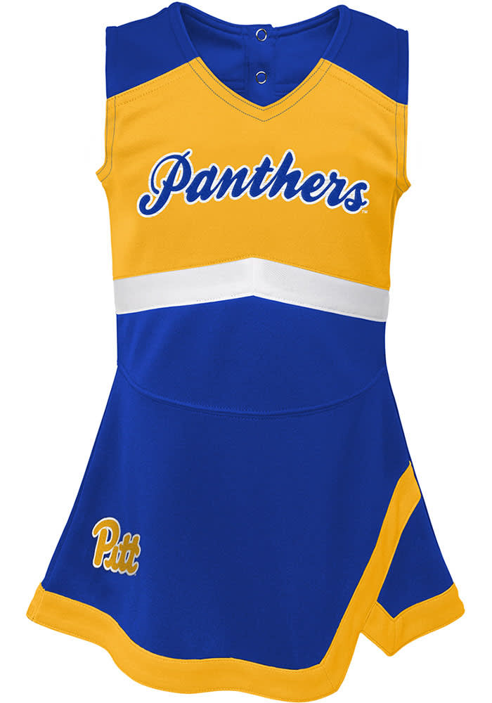 Pitt Panthers Girls ROYAL Cheer Captain Cheer Dress Set - 133424172