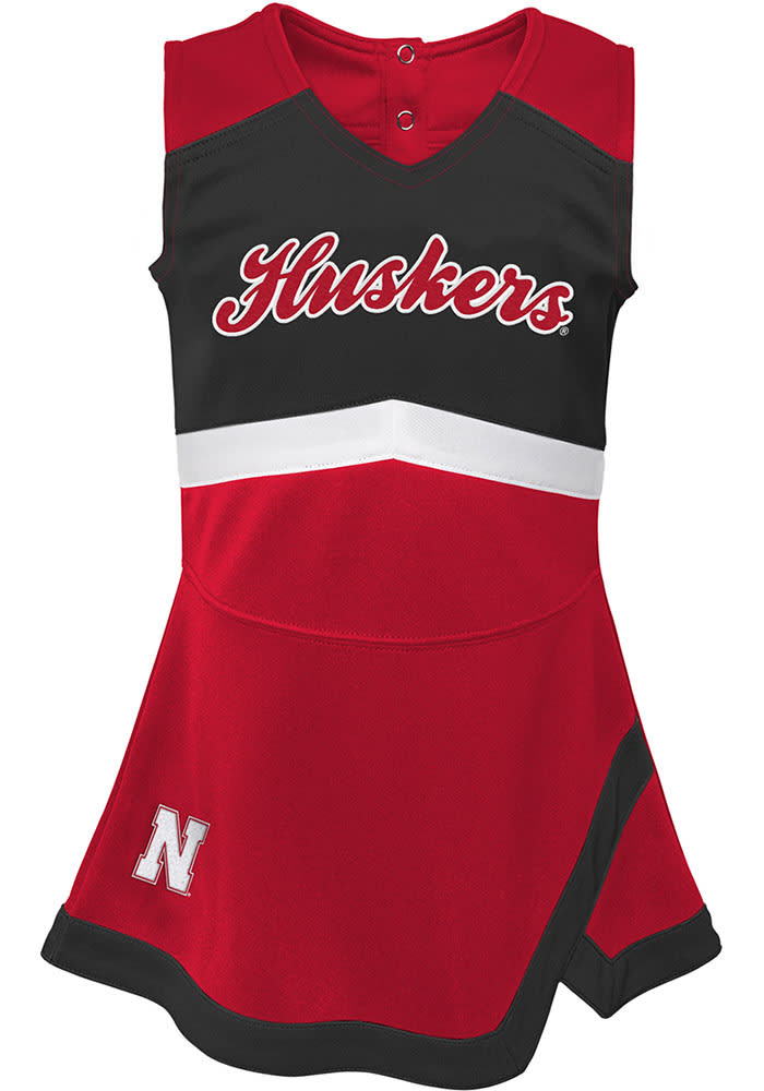 Nebraska Cornhuskers Girls Cheer Captain Outfit - Red - 133424207