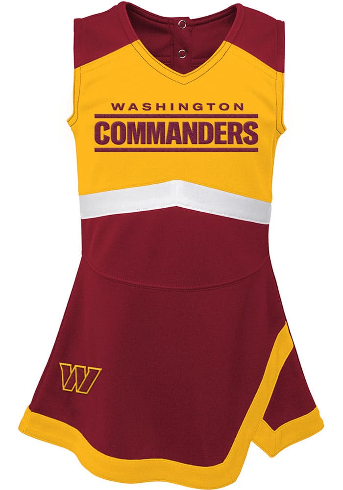 Washington Commanders Toddler Girls MAROON Cheer Captain Sets Cheer ...