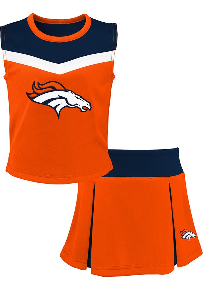 Denver Broncos Girls Spirit Cheer Outfit - Ã‚Â ORANGE - 133430301